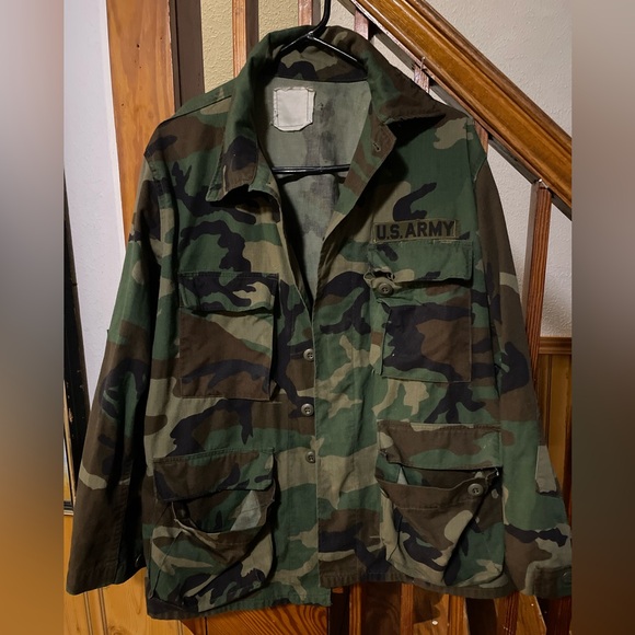 U.S. Army | Jackets & Coats | Vintage Us Army Camouflage Military ...
